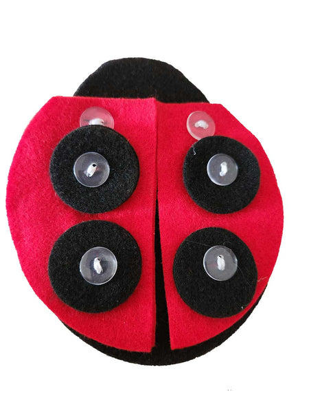 Fine Motor Ladybug with buttons | Therapy Fun Store and TMC Adaptations