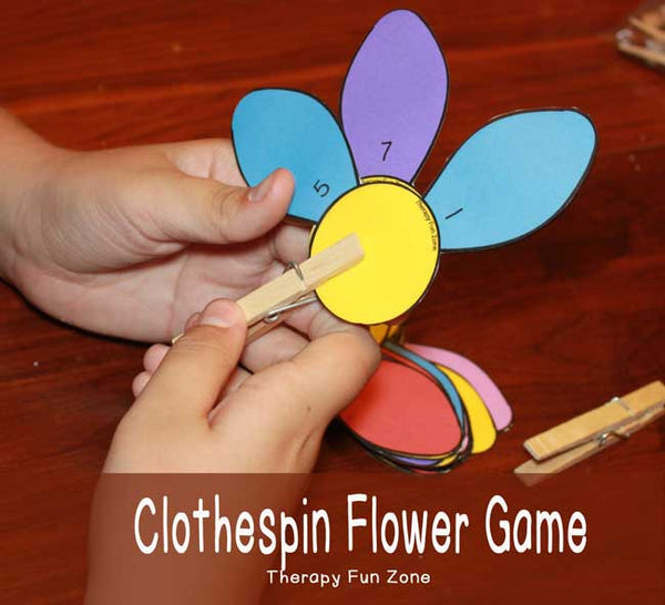 Build a Flower Game | Therapy Fun Store and TMC Adaptations