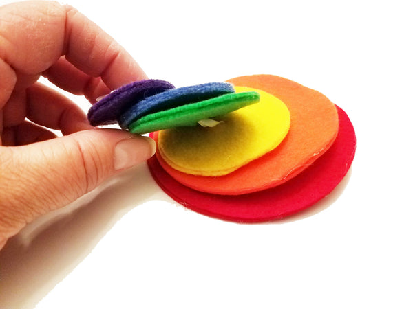 Button Snake with Rainbow Circles | Therapy Fun Store and TMC Adaptations
